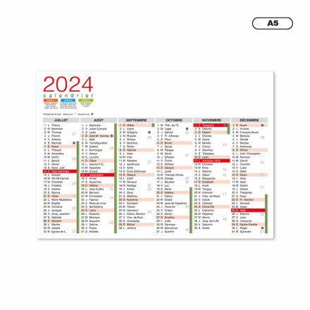 Calendrier Souple Personnalisé Papier 250 Gr/m² A2 à A5 'Astero ...