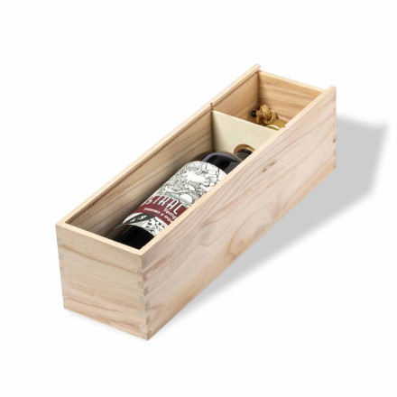 Boîte Personnalisable à Vin En Bois 'Miloy' | ObjetRama