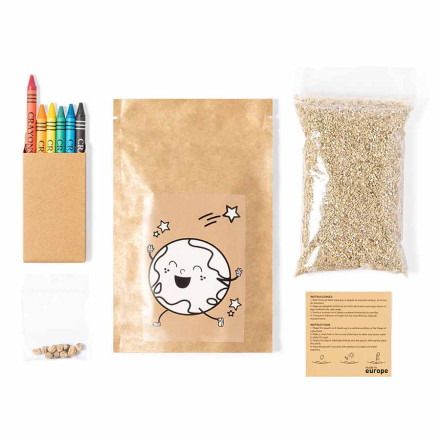 Kit Plantation Personnalisé Coloriage 'Coloracio' | ObjetRama