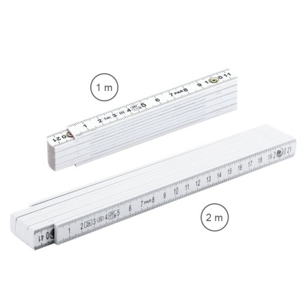 Mètre Pliable Publicitaire En Fibre De Verre 'Minesura' | ObjetRama